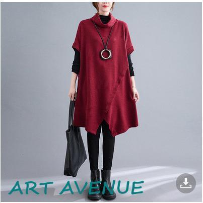 ニットワンピース レディース チュニック 秋服 レディース ニット 暖か 斜めスリット : hh0604-i962 : TRY Emotion - 通販 - Yahoo!ショッピング