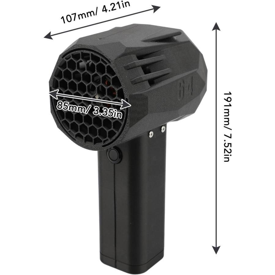 X6mini/X64/X64PRO ミニ 暴力ターボファン 車用バイオレント ブロワー ターボジェットファン 64mm ダクトファンブラシレスモーター送風機 風速66m/s 4000mAh ...