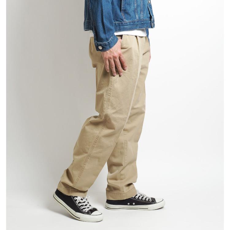 KHAKIS EDWIN エドウィン チノパンツ タックテーパードチノ (K0705) メンズファッション ブランド : M’S ...