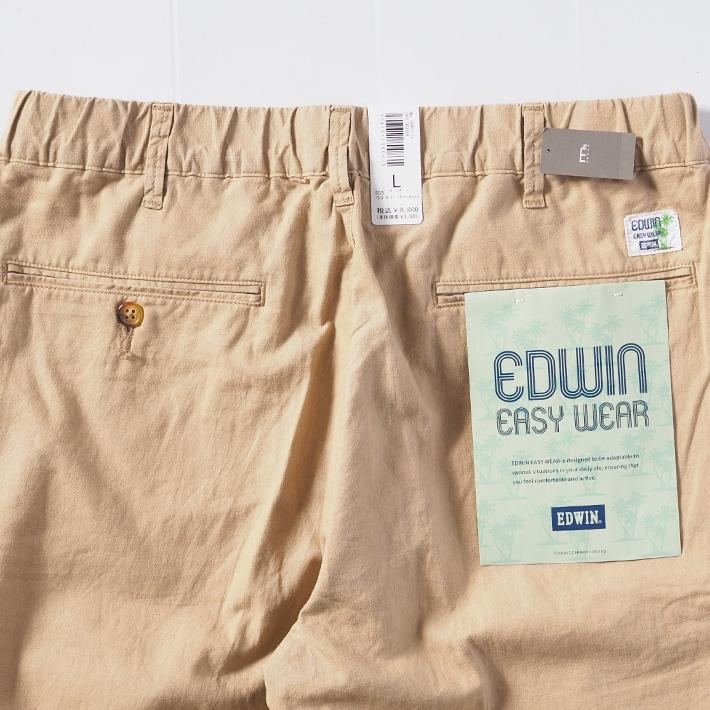 EDWIN エドウィン EASY WEAR イージートラウザー シャンブレー 麻 (EEW03) メンズファッション ブランド : M’S SANSHIN エムズサンシン - 通販 ...