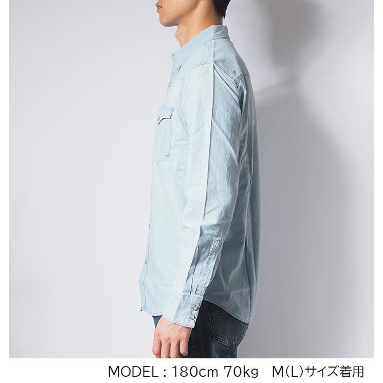 Levi's LEVIS リーバイス ウエスタンシャツ デニムシャツ 長袖 (857440041 857440047) メンズファッション ...