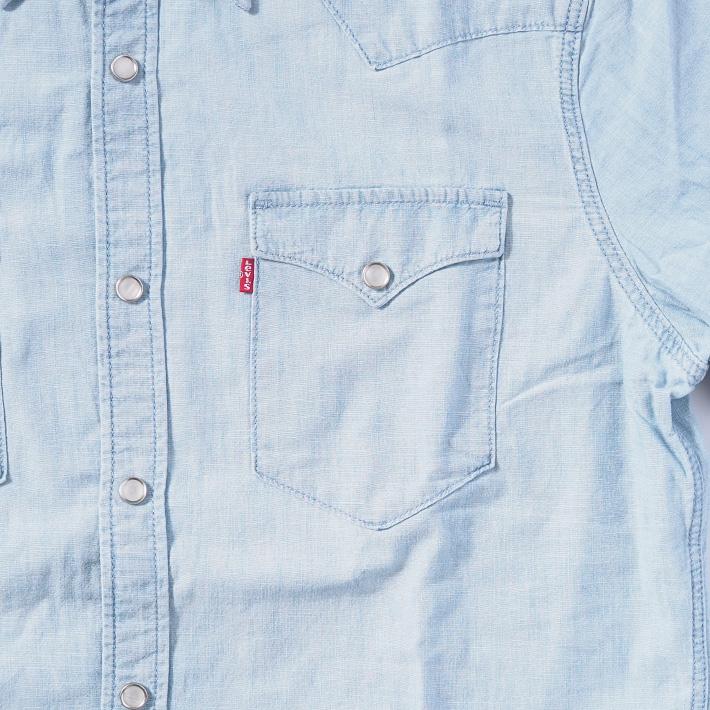 Levi's LEVIS リーバイス ウエスタンシャツ デニムシャツ 長袖 (857440041 857440047) メンズファッション ...