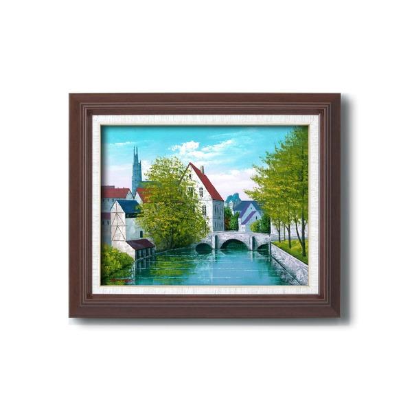 油絵額フレームセット 〔F6号〕広瀬和之「シャトル風景」 433×525×50mm 化粧箱入り : ds-2505995 : MSマテリアル ...