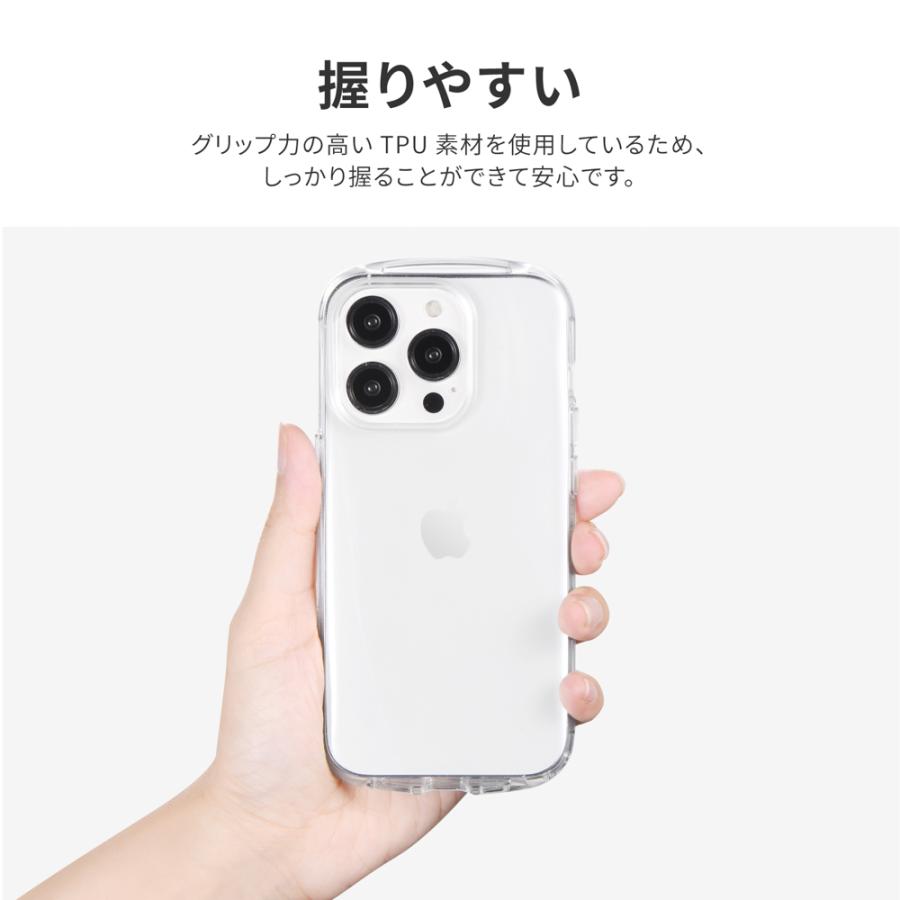iPhone 14 Pro ケース カバー 耐衝撃ラウンドソフトケース UTILO Round クリア : LEPLUS SELECT ...