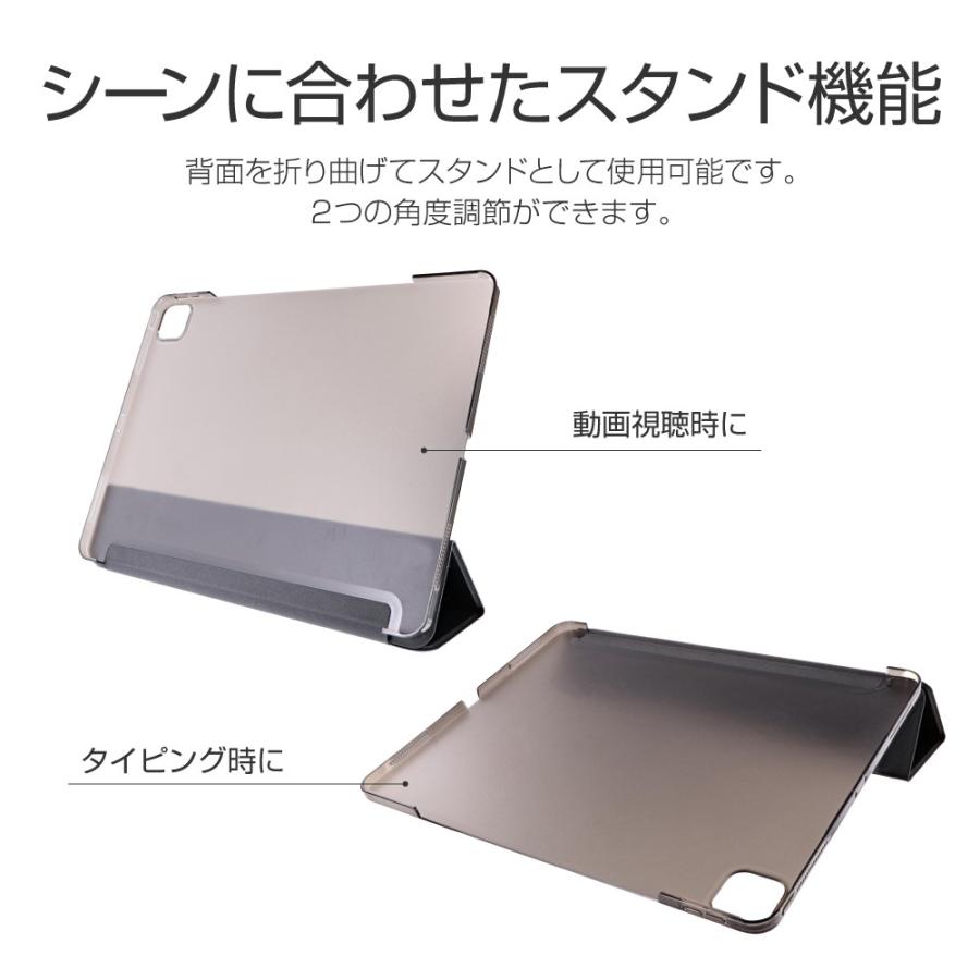 iPad Pro 12.9inch ケース カバー 背面クリアフラップケース Clear Note プレゼント ギフト : lp-itpl20cntbk : LEPLUS SELECT ...