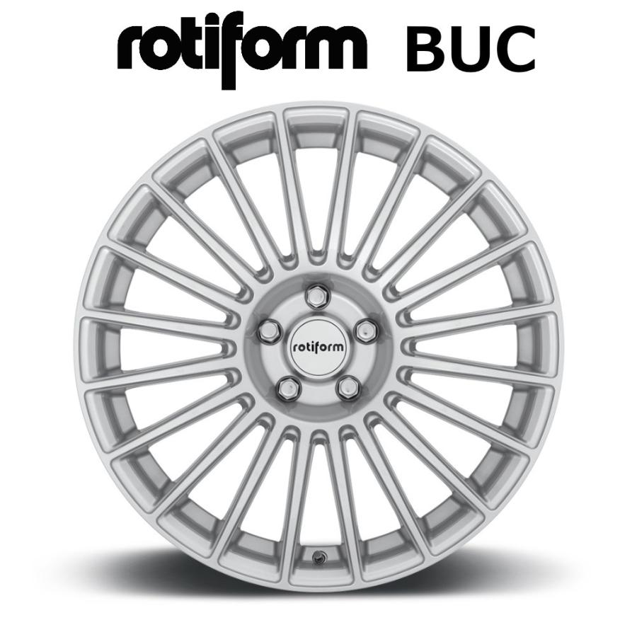 ROTIFORM BUC 20インチ 8.5 5H 112 +45 Silver 1本 : ミヤデラタイヤ - 通販 - Yahoo!ショッピング