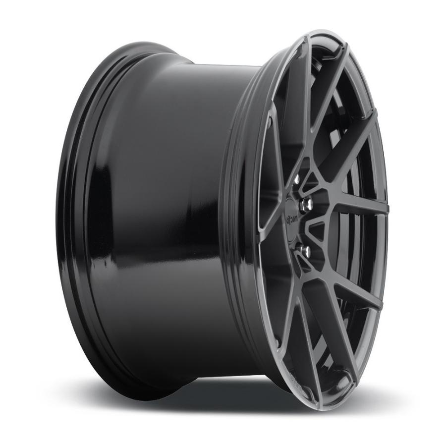 ROTIFORM KPS 19インチ 10.0 5H 112 +35 Matte black center glossy black rim ...