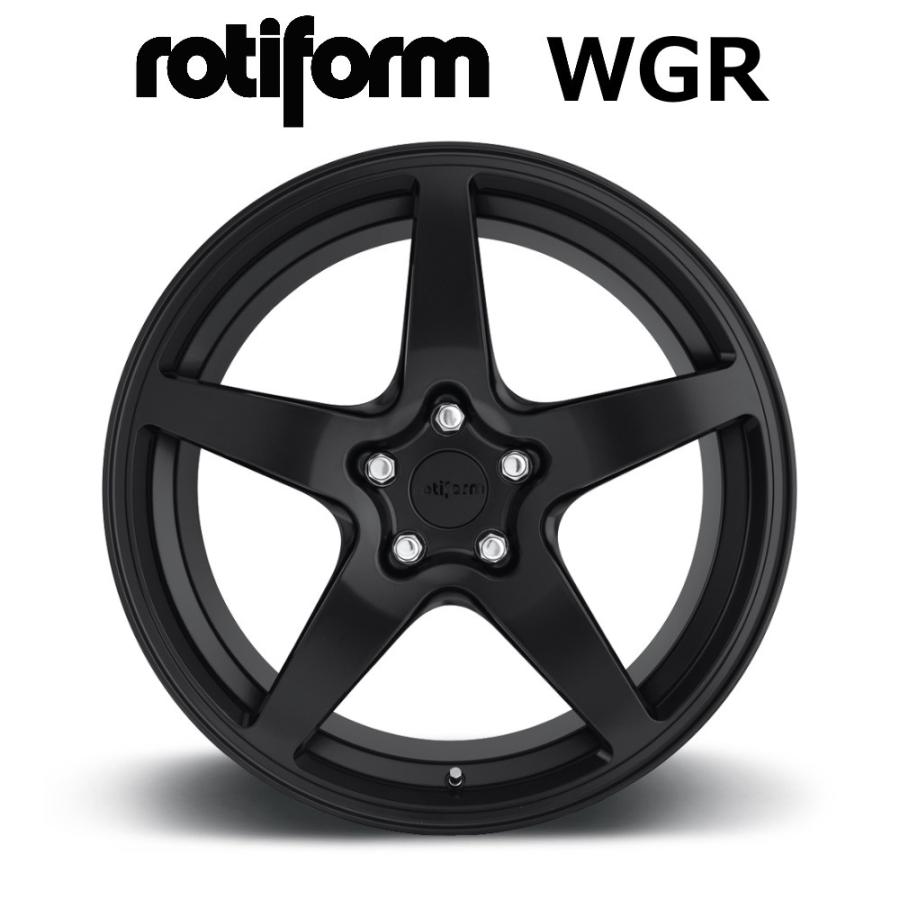 ROTIFORM WGR 19インチ 8.5 5H 112 +45 matte black 1本 : ミヤデラタイヤ - 通販 - Yahoo!ショッピング