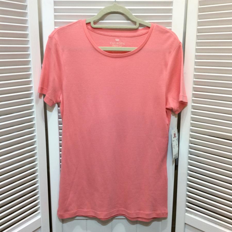 TALBOTS 【値下げ】未使用☆TALBOTS タルボット レディース Tシャツ P ピンク 脇に汚れあり【クリックポスト可】 : エムズガーデンマーケット ヤフー店 - 通販 ...