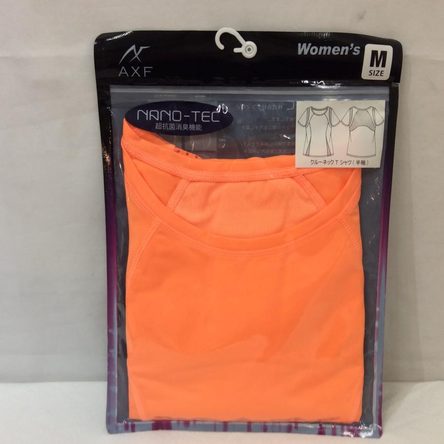 未使用☆AXF アクセフ NANO-TEC レディース クルーネック半袖Tシャツ M オレンジ リカバリー 超抗菌消臭機能 【クリックポスト可】 : d10812-2 : エムズガーデン ...