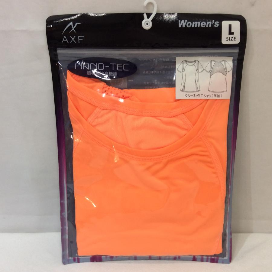 未使用☆AXF アクセフ NANO-TEC レディース クルーネック半袖Tシャツ L オレンジ リカバリー 超抗菌消臭機能 【クリックポスト可】 : d10812-3 : エムズガーデン ...