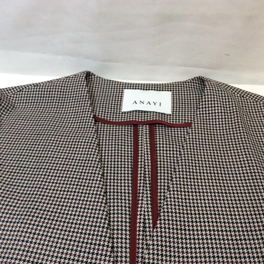 ANAYI アナイ ノーカラージャケット 38 : エムズガーデンマーケット ヤフー店 - 通販 - Yahoo!ショッピング