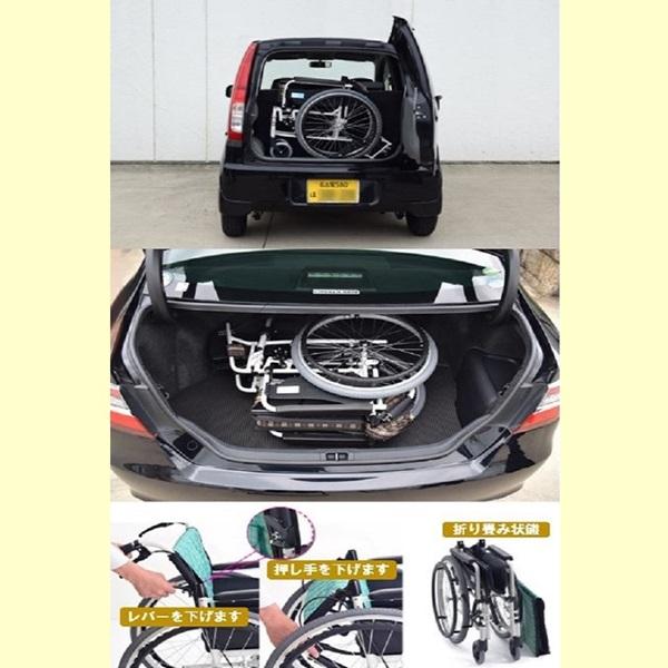 ミキ 車椅子 軽量 コンパクト CRT-SG-3 折りたたみ 自走用 ノーパンクタイヤ ワンタッチキャスター : エムズハウスYahoo!店 - 通販 - Yahoo!ショッピング
