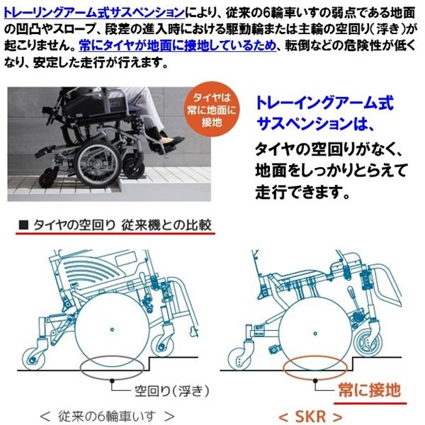 ミキ 車椅子 軽量 コンパクト SKR-8 ティルト リクライニング 新型 6輪 車いす 折りたたみ 介助用 介護用品 種類 : エムズハウスYahoo!店 - 通販 - Yahoo!ショッピング