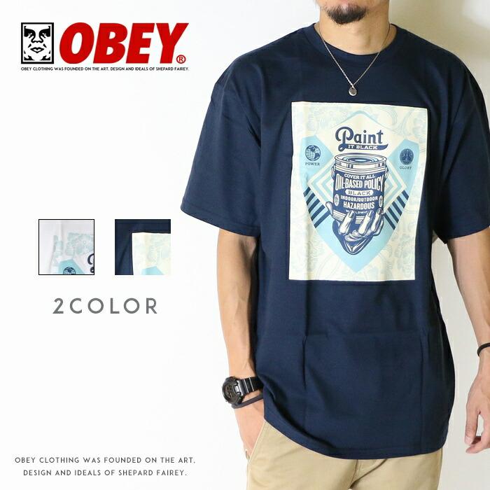 OBEY 【セール 40％OFF】 オベイ tシャツ 半袖 プリント スケートボード ストリート系 メンズ men's 正規品 1630 ...