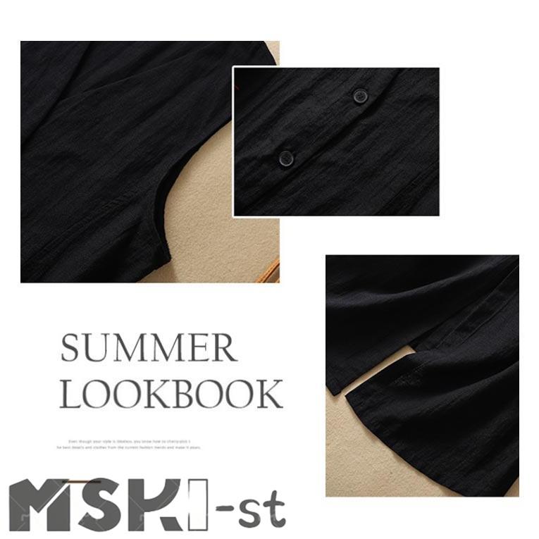 ジレ レディース ベスト 夏 春夏 リネンベスト じれ ロングジレ ジレベスト サマージャケット ノースリーブ 羽織り 綿麻混 おしゃれ : MSK1ストア - 通販 - Yahoo!ショッピング