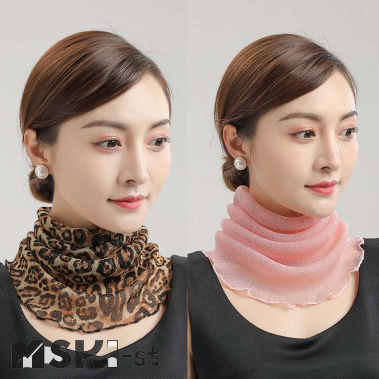 2枚セット ネックカバー レディース 首 シワ隠し ネックウォーマー スカーフ おしゃれ 首巻き 傷隠し 日焼け対策 薄手 春夏 夏 UVケア きれい : MSK1ストア - 通販 ...