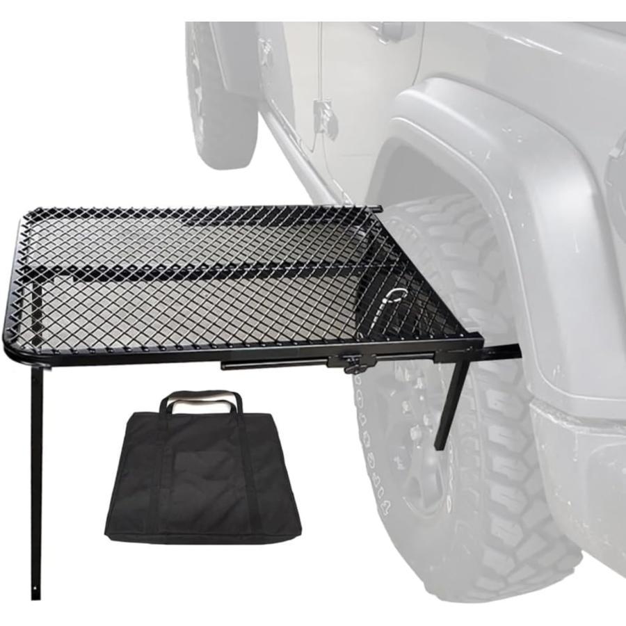 折りたたみ式車用タイヤピクニックテーブル、収納袋付きポータブルアイアンキャンプテーブル、屋外軽量ダイニングテーブル高さ調節可能なタイヤデスクホイールテ : p21437c71b : MSK1 ...