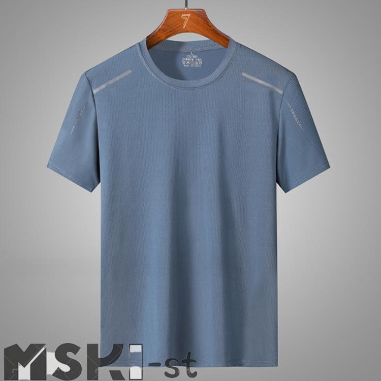 クールコア 半袖 Tシャツ 接触冷感 夏用 涼しい トップス クルーネック 吸汗速乾 UVカット メンズ メッシュ スポーツ 作業服 作業着 ランニン : MSK1ストア - 通販 ...