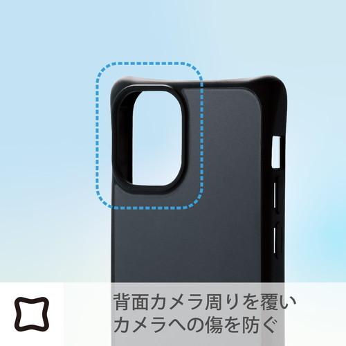 ELECOM エレコム PM-A20AHVHH1BK iPhone12 mini ケース カバー 耐衝撃 スリム TPU 持ちやすい ホールド感アップ シンプル ブラック : むさしのマート ...