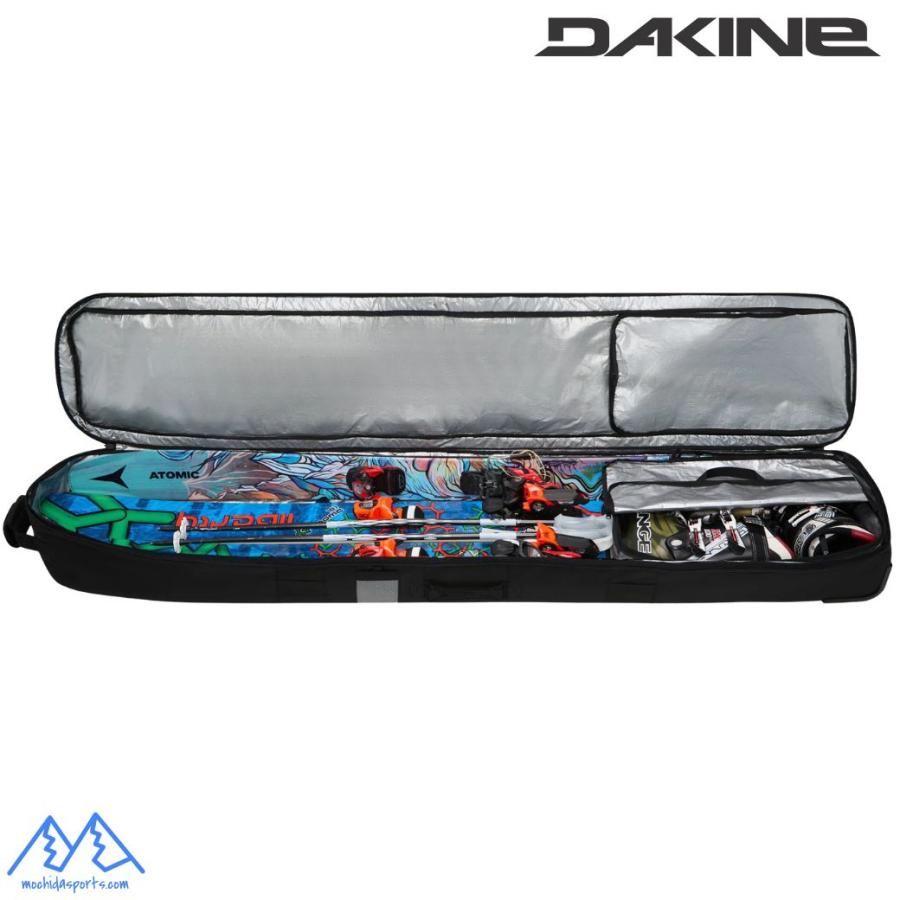 DAKINE ダカイン オールインワン スキーケース ブラック 190 FALL LINE SKI ROLLER BAG BLK 190cm BF237221 : MSP NET SHOP ...