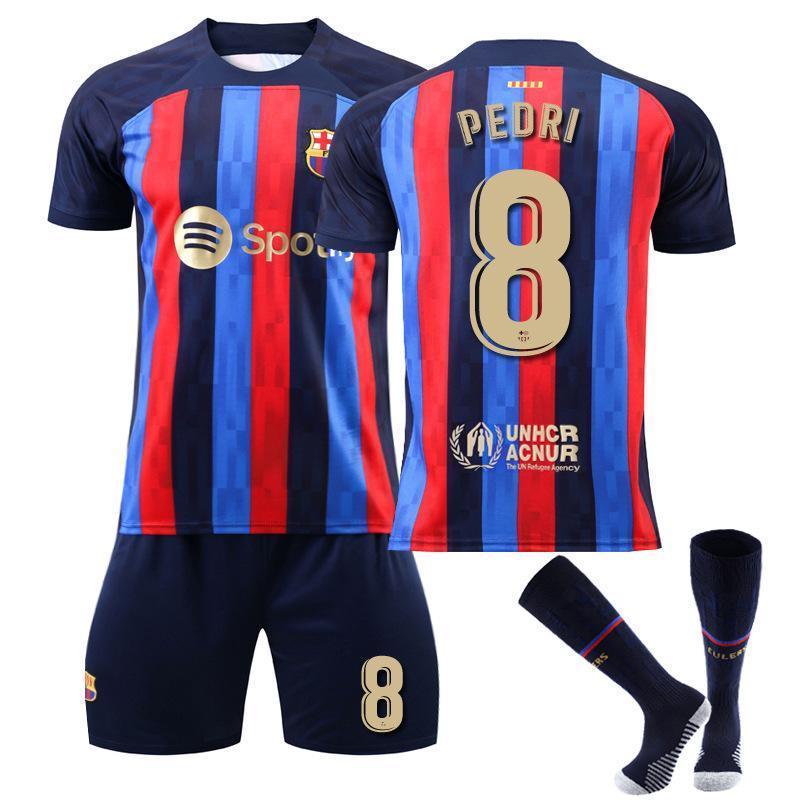 バルサホーム 2023 サッカーウェア 上下セット サッカーレプリカ バルサホーム 2023 サッカーウェア 上下セット サッカーレプリカ