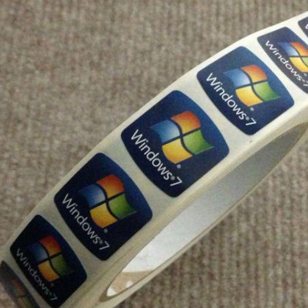 Windows7 エンブレムシール 【大】 正規新品 (30枚セット) [ステッカー] : par-emblem-windows7-big ...