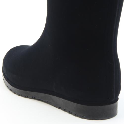 第一ゴム エボル a2391 ブラック レディース ミドル丈 スノーブーツ