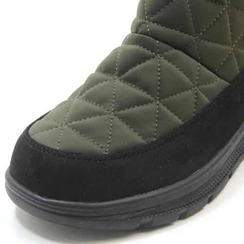 ノースデイト KH32002 レディース 防寒 防滑 ショートブーツ 反転式 スパイク 滑りにくい ウィンター 冬靴 キルト 軽量 婦人靴 North Date ダテハキ : kh-32002 ...