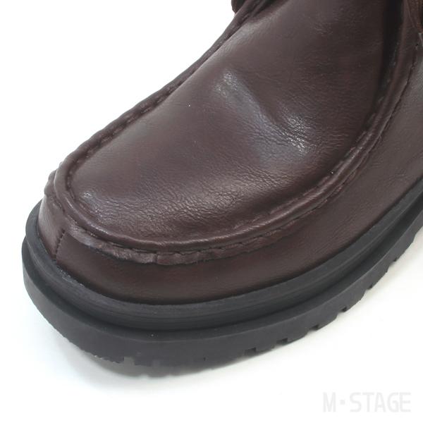 NORTH DATE ノースデイト レディース 防滑 防寒 サイドジップブーツ 4カラー ミドル丈 ハーフ丈 反転式スパイク付き 滑りにくい 撥水 ウィンターブーツ 雪道 冬用 : M ...