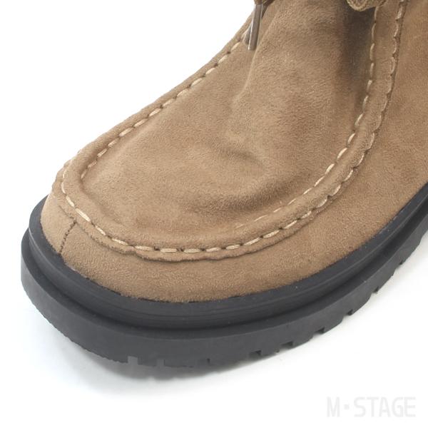 NORTH DATE ノースデイト レディース 防滑 防寒 サイドジップブーツ 4カラー ミドル丈 ハーフ丈 反転式スパイク付き 滑りにくい 撥水 ウィンターブーツ 雪道 冬用 : M ...