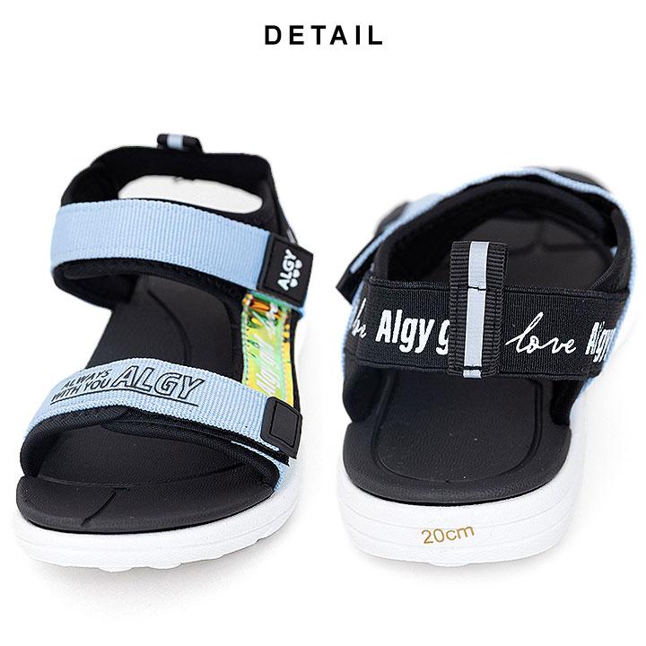 algy サンダル キッズ アルジー ベルトビーチサンダル ジュニア 女の子 20 22 24 マジックテープ 子供 ビーチサンダル 靴 水陸両用 夏 アウトドア キャンプ ...
