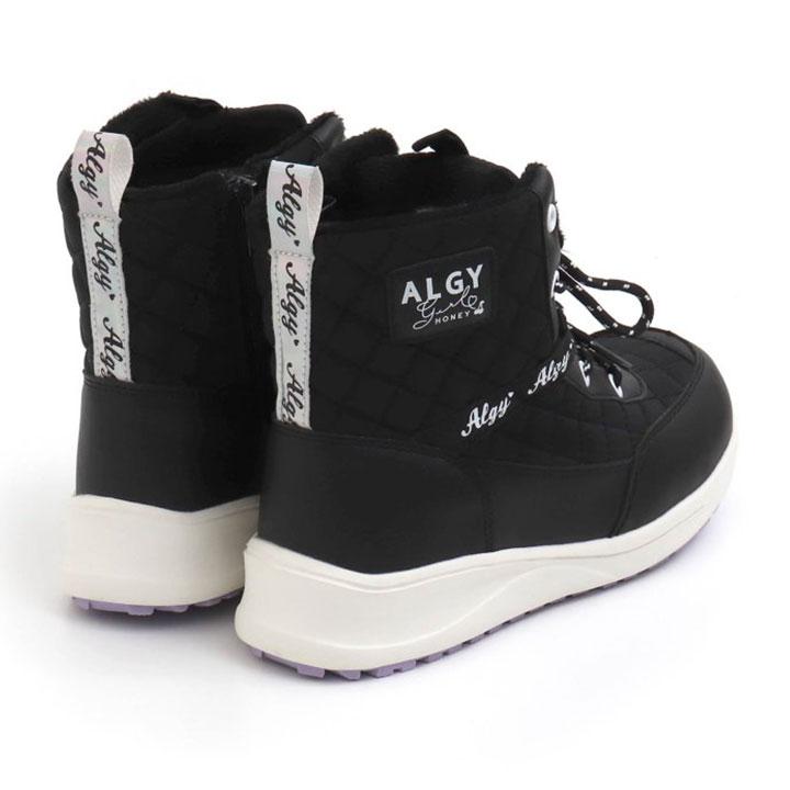 algy ショートブーツ キッズ 厚底 スニーカー 女の子 ジュニア アルジー ALGY 20 21 22 23 24 小学生 春秋冬 ダンス スクール 子供靴 キルティング 防水 お ...