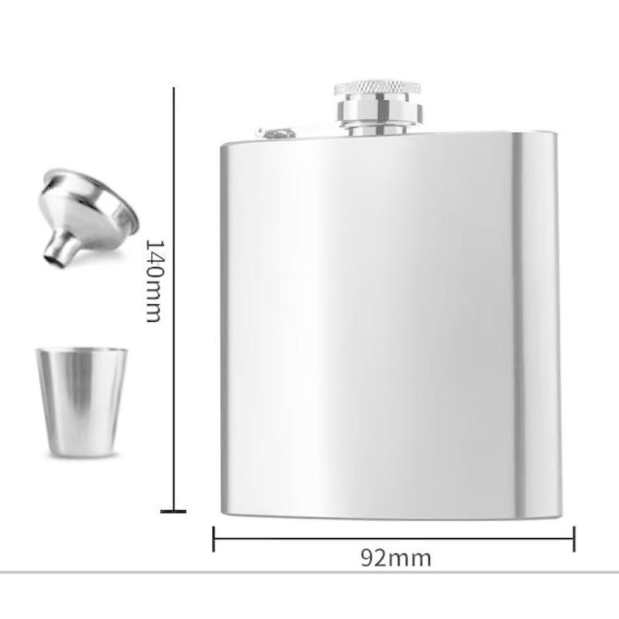 スキットル ウイスキーボトル 168ml 200ml 230ml 漏斗付 ステンレス製 ヒップフラスコ アウトドア キャンプ 携帯 お酒 容器 燃料 : lss2548 : エムエスワイ ...