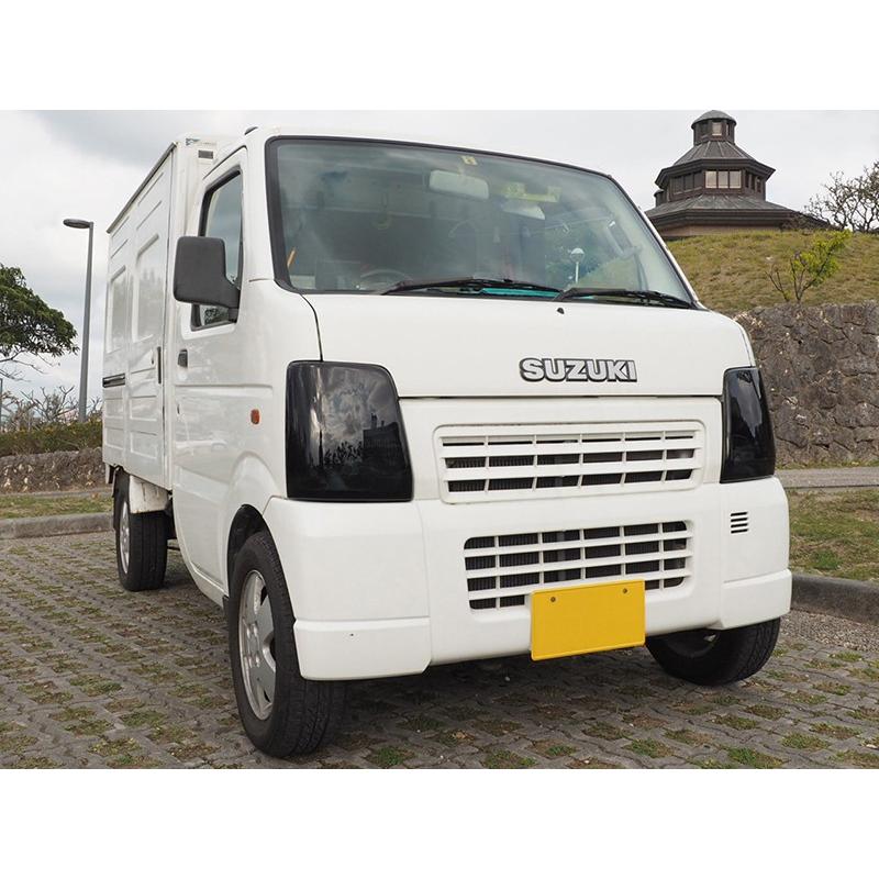 キャリイ DA63T DA65T ヘッドライトカバー ダークスモーク パーツ :DA63-HEAD-DS:マッドファクトリーYahoo ...