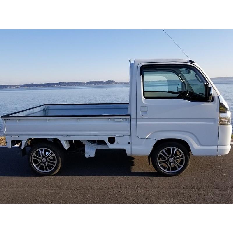 アクティ トラック HA8 HA9 ドアバイザー スーパー ワイドバイザー ライトスモーク パーツ :ha89-spw-ls:マッド ...