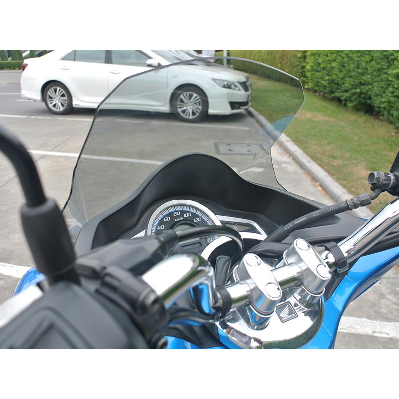 PCX ロング スクリーン ウインドシールド ライト 2014-2017 JF56 KF18 PCX150 PCX125 パーツ :pcx14-eg-ls-lg:マッドファクトリーYahoo ...