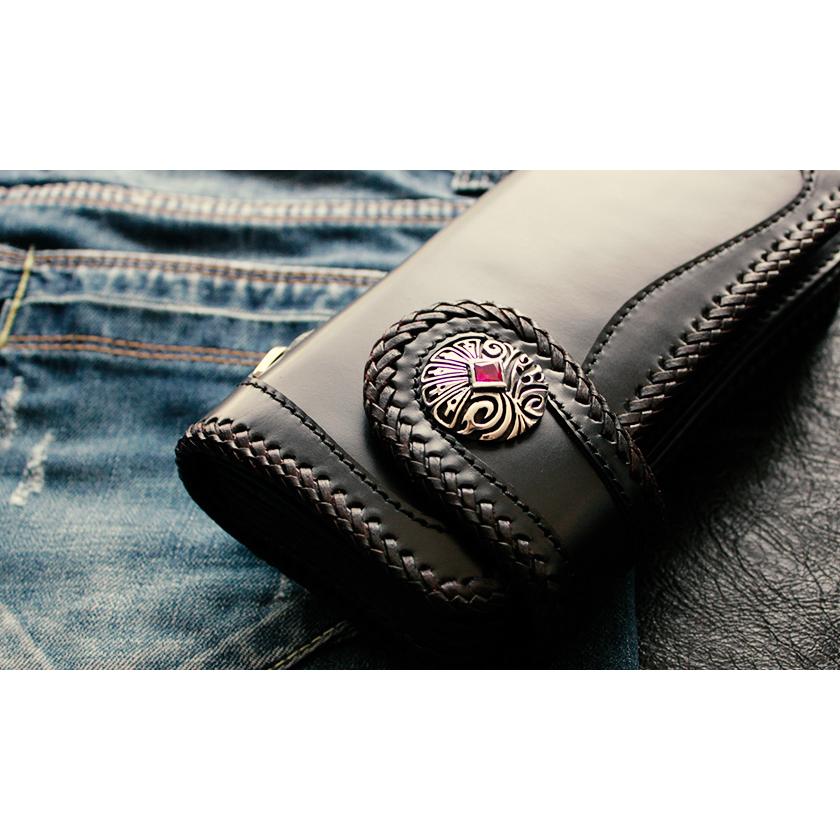 コンチョシルバー925/天然ストーン・ターコイズ/トライバル/ビッグコンチョ ボタン/ネジ式/レザークラフト/バイカーズウォレット : MUD MONKEY - 通販 - Yahoo!ショッピング