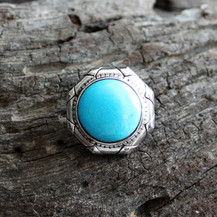 コンチョ ボタン/ネジ式/天然石コンチョ/ブルーターコイズ・ミニコンチョ/レザークラフト/バイカーズウォレット/コンチョシルバー925 : MUD MONKEY - 通販 - Yahoo!ショッピング