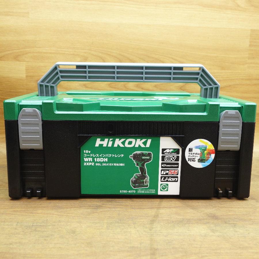 未使用）HiKOKI/日立工機 WR18DH(2XPZ) 18V コードレスインパクトレンチ : 1100000037125 : 無限堂あいち ...