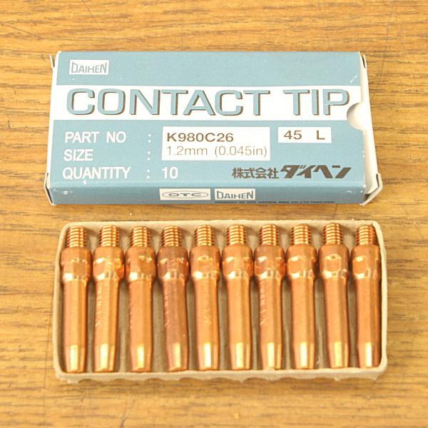未使用）DAIHEN/ダイヘン K980C26 1.2mm 45L コンタクトチップ : 無限堂あいちヤフーショップ - 通販 - Yahoo ...
