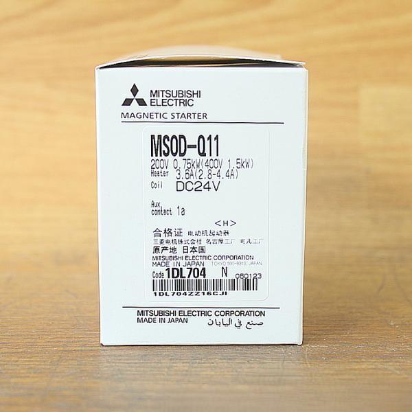 未使用）三菱電機/MITSUBISHI MSOD-Q11 3.6A 200V DC24V 高感度コンタクタ サーマルリレー 電磁開閉器 ...