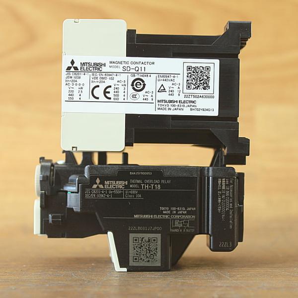 未使用）三菱電機/MITSUBISHI MSOD-Q11 3.6A 200V DC24V 高感度コンタクタ サーマルリレー 電磁開閉器 ...