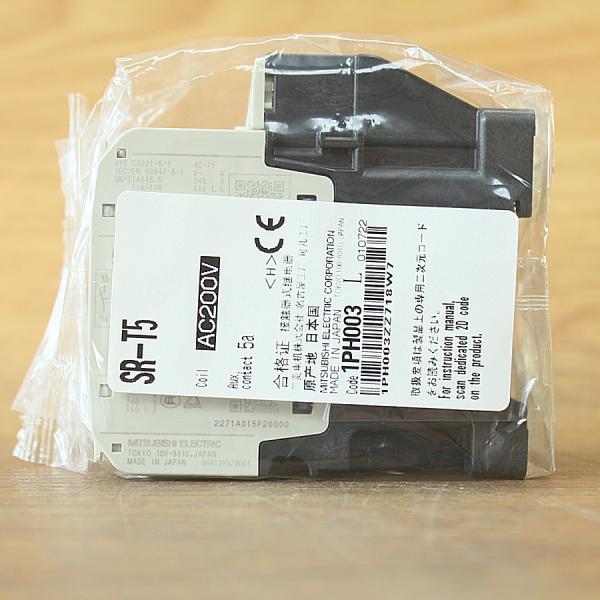 未使用）三菱電機/MITSUBISHI SR-T5 AC200V 5a コンタクタ形電磁継電器 : 1100000075573 : 無限堂あいちヤフーショップ - 通販 - Yahoo!ショッピング
