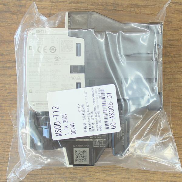 未使用）三菱電機/MITSUBISHI MSOD-T12 200V 1.7A DC24V 非可逆電磁開閉器 サーマルリレー : 無限堂あいち ...