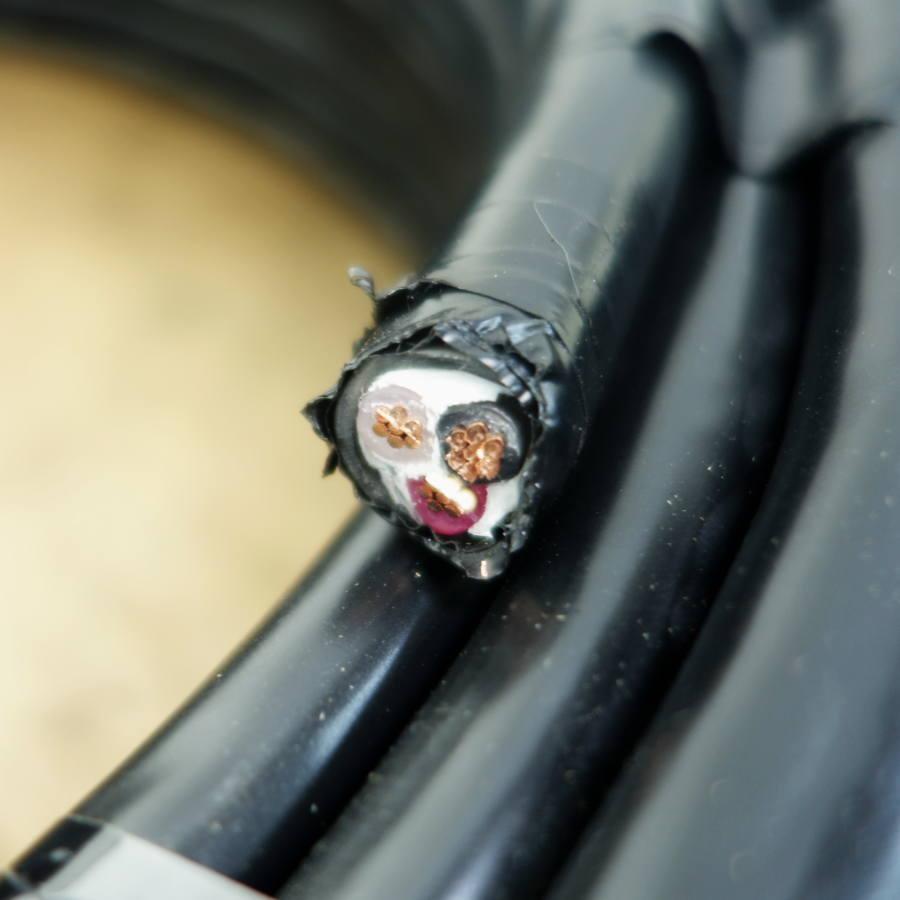 SHINSHIRO CABLE 600V 3芯×8sq CVケーブル 架橋ポリエチレン絶縁ビニル 50m シースケーブル : 無限堂あいち ...
