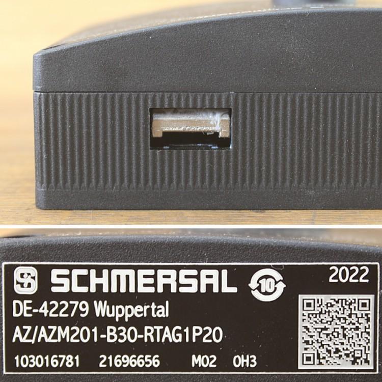 未使用）SCHMERSAL/シュメアザール AZM201-B30-RTAG1P20 電磁ロック付セーフティドアスイッチ/安全インターロック ...