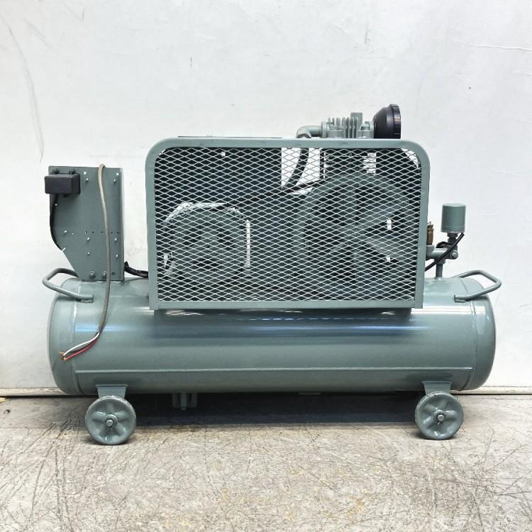 HITACHI/日立産機 1.5P-9.5VP 2馬力/1.5kW 給油式エアーコンプレッサー ベビコン 60Hz 運転時間57.13h ...