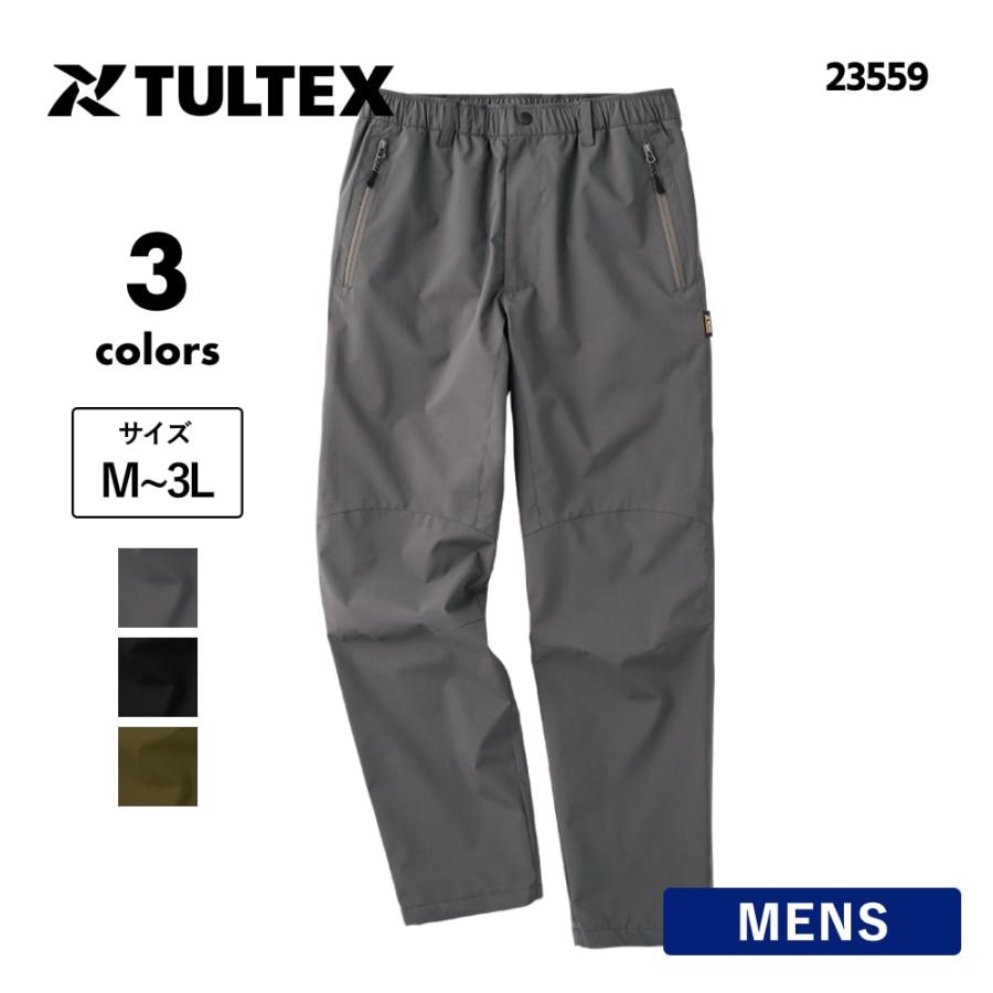 タルテックス ストレッチ パンツ メンズ 無地 大きい 防風 吸湿 発熱 作業服 作業着 アウトドア キャンプ 伸縮 ワークパンツ ...