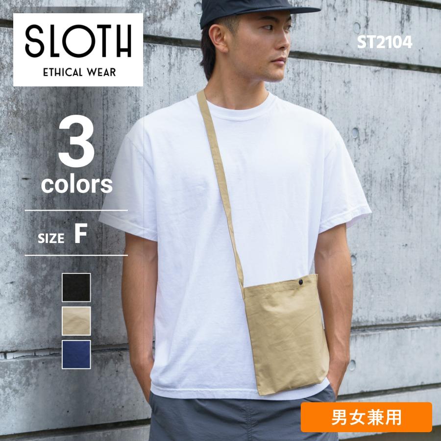サコッシュ メンズ 無地 ショルダーバッグ ストリート アウトドア ユニセックス 男女兼用 コーデュラサコッシュ ( SLOTH / スロス ) ST2104 : MUJI-T.jp ...